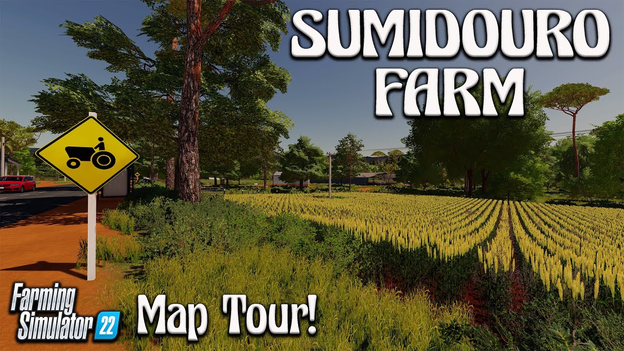 “SUMIDOURO FARM” FS22 MAP TOUR! | NEW BRAZILIAN MOD MAP! | Farming ...