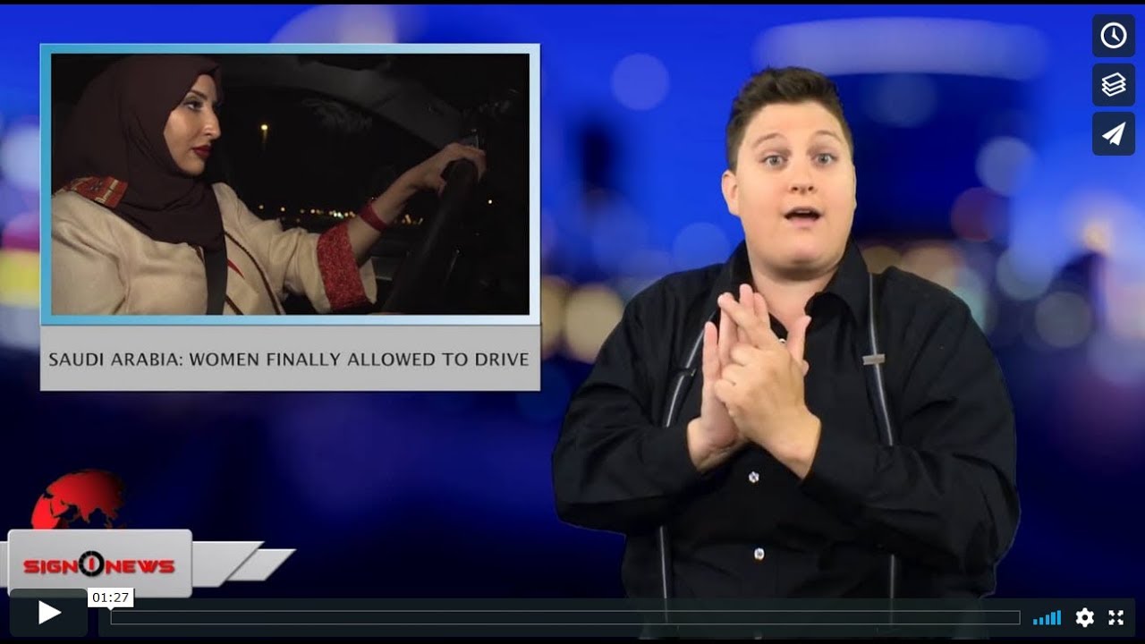 Saudi Arabia: Women finally allowed to drive (ASL - 6.24.18) - YouTube