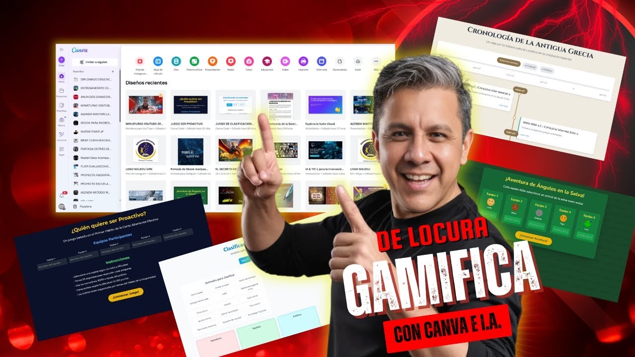 De Locura!! GAMIFICA con IA y CANVA - YouTube