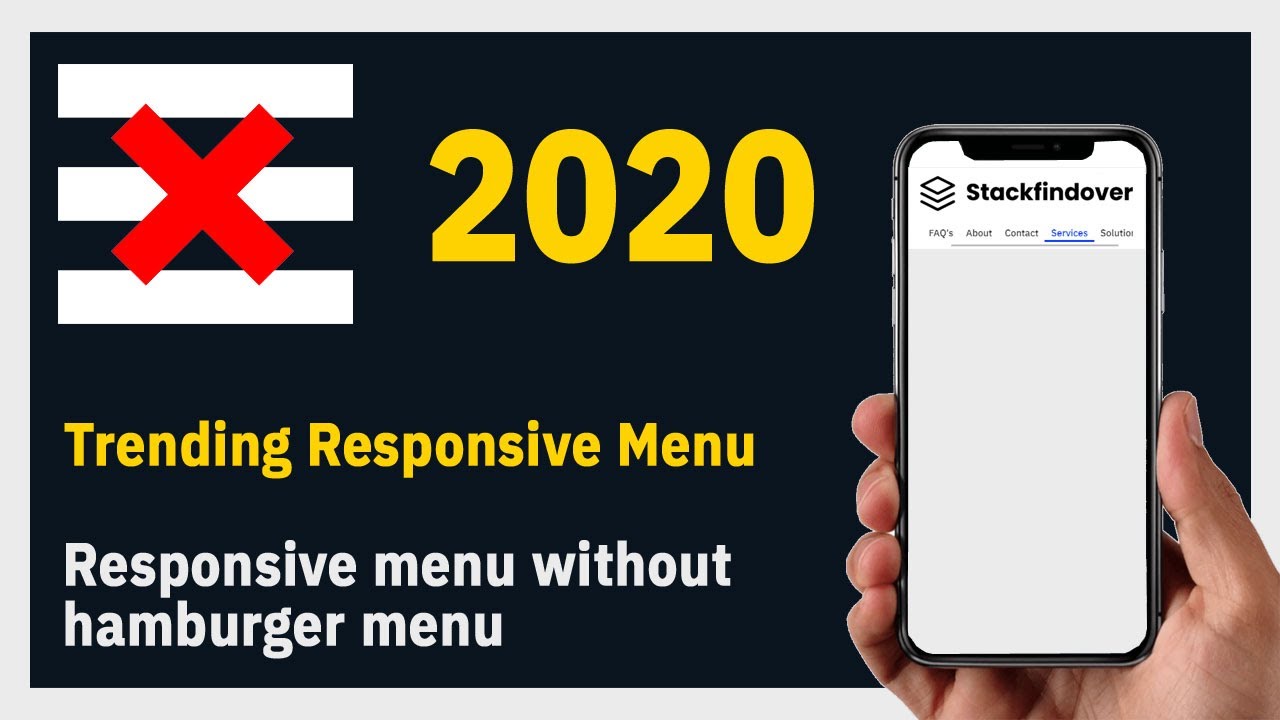 Trending Responsive Menu 2020 - YouTube