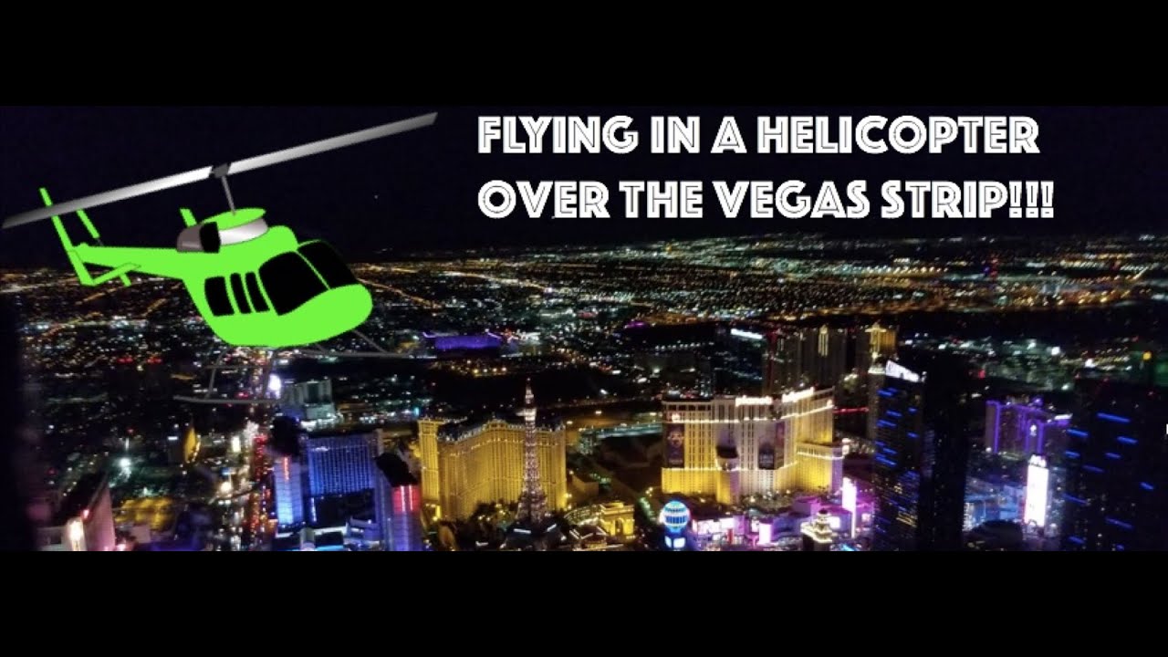 Flying Over The Las Vegas Strip at Night!!!! - YouTube