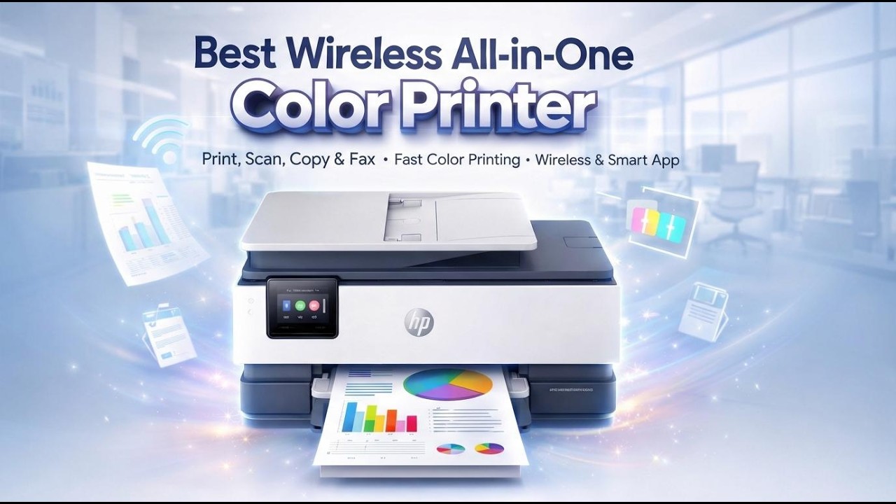 Best Wireless All-in-One Color Printer | Print, Scan & Copy Easily ...