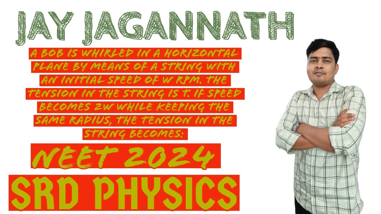 A bob is whirled in a horizontal plane by means of a string with an ...