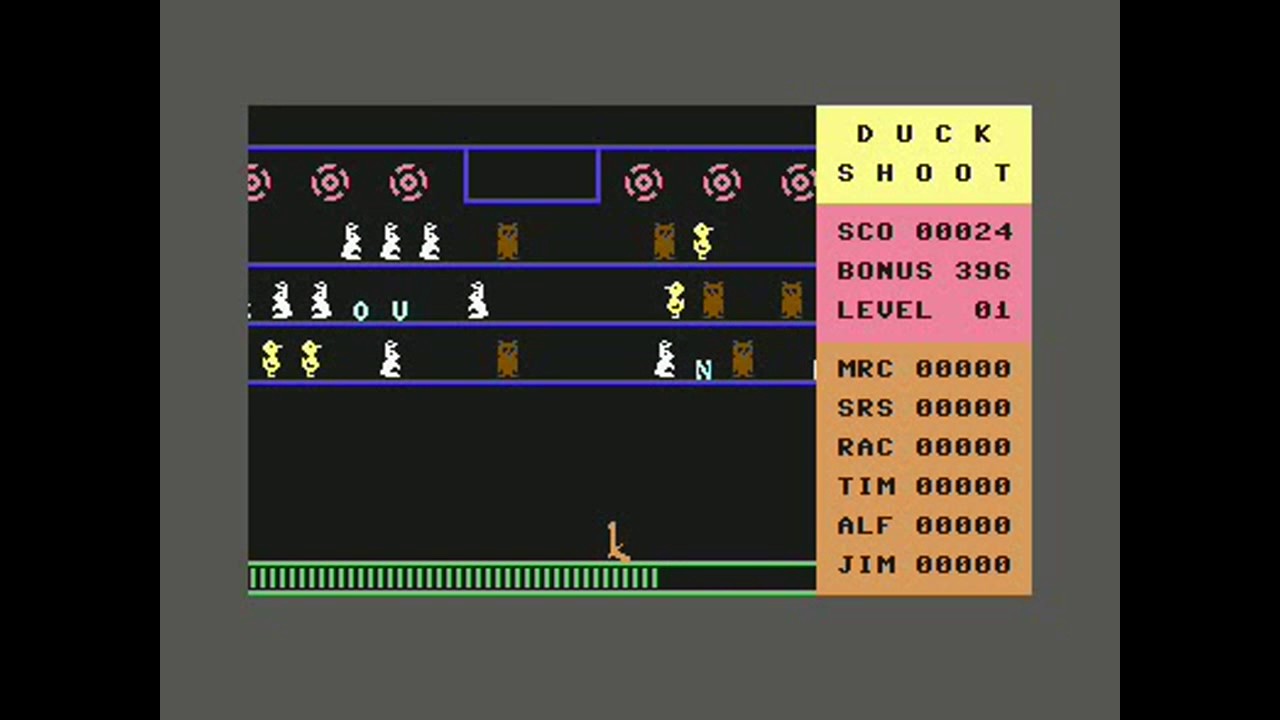 Duck Shoot (C64) Gameplay - YouTube