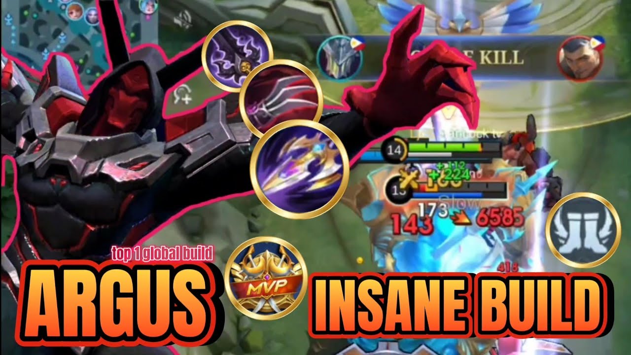 +MVP Catastrophe Argus Best Insane Item and Emblem | top 1 global build ...
