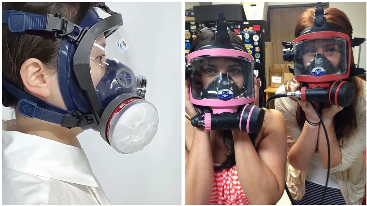 Amazing and superior collection of latex full face gas masks and scuba ...