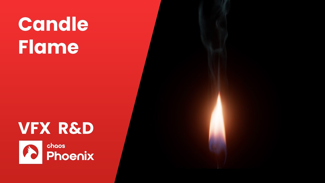 Chaos Phoenix - Candle Flame / 3Ds Max 2024 / V-ray - YouTube