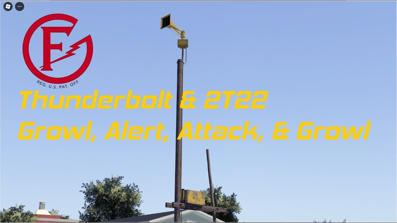 Thunderbolt & 2T22B Siren Ambiance | 2X Growl, Alert, & Attack | Meade ...