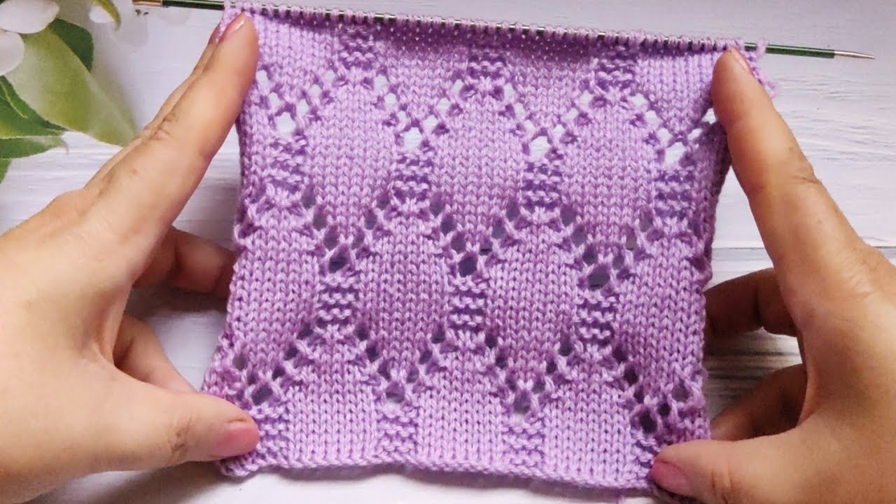 Diamonds Knitting Pattern | Rautenmuster stricken | Punto Rombi ai ...