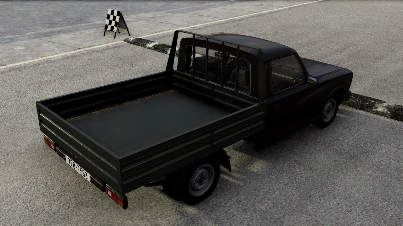 Endurodrome Chase - TAZ Mir 1500 Flatbed (BeamNG.drive) - YouTube
