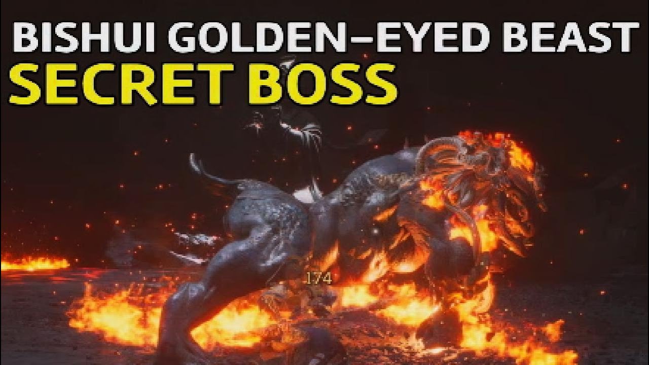 SECRET BOSS - BISHUI GOLDEN-EYED BEAST | Black Myth: Wukong - YouTube
