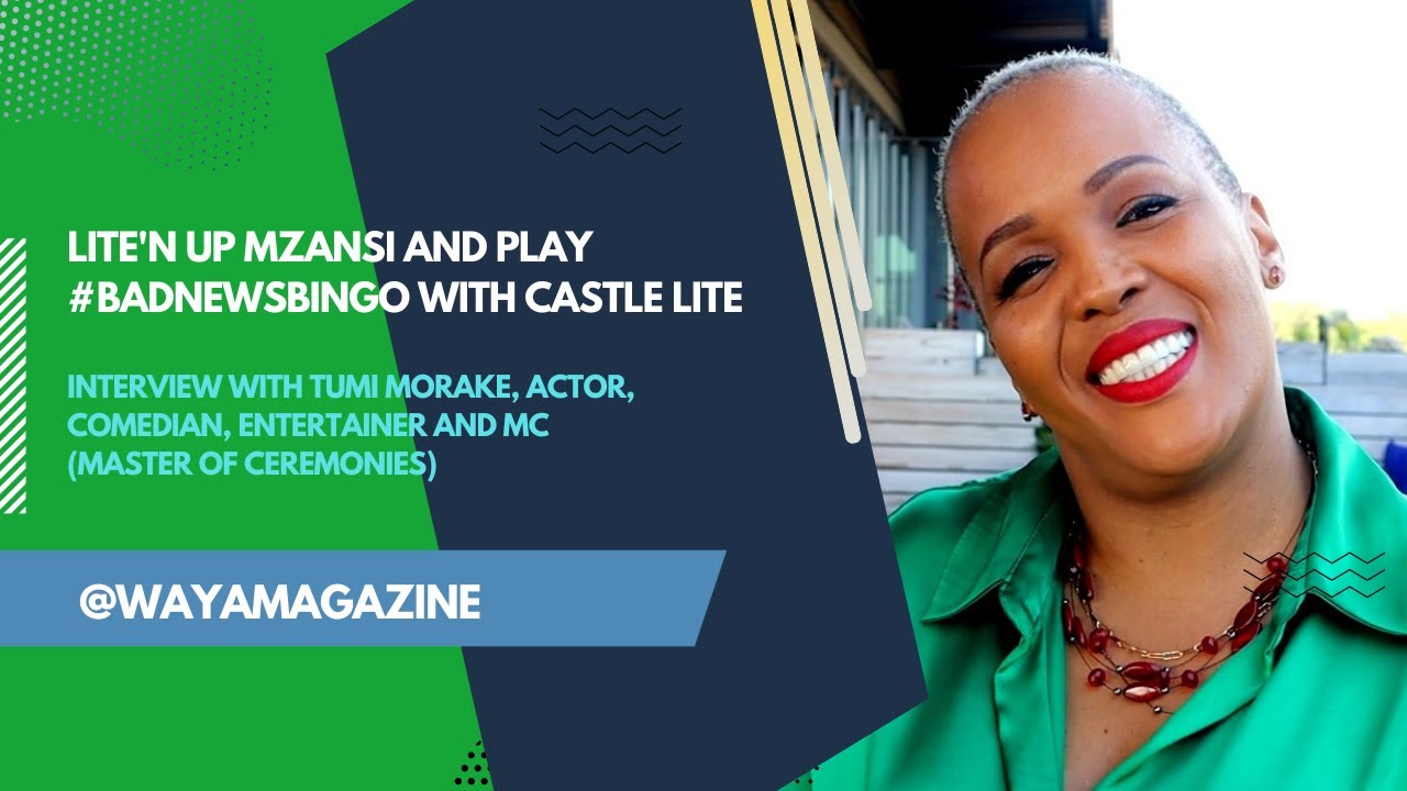 Interview with Tumi Morake, Actor, Comedian, Entertainer and MC - YouTube