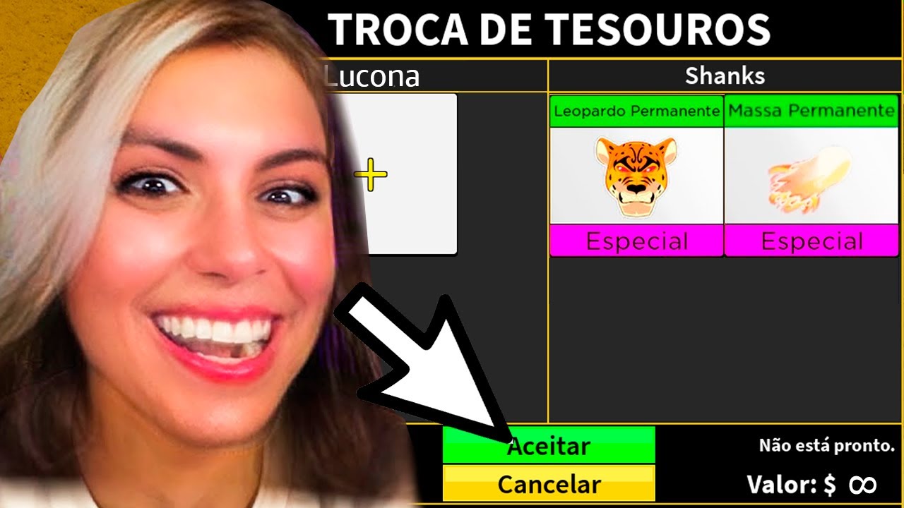 Fingi ser uma Garota pra ganhar Frutas Permanentes no Blox Fruits - YouTube