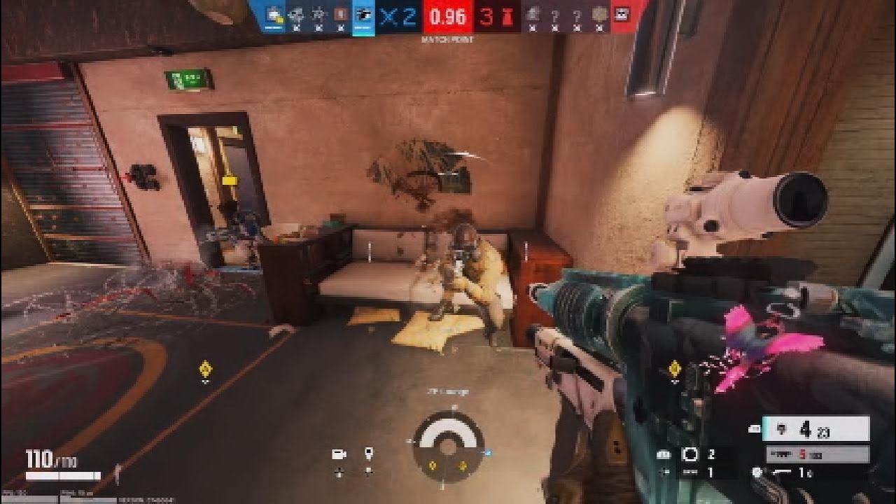 Buck 1vs4 Clutch on Chalet Tom Clancy's Rainbow Six Siege Controller ...