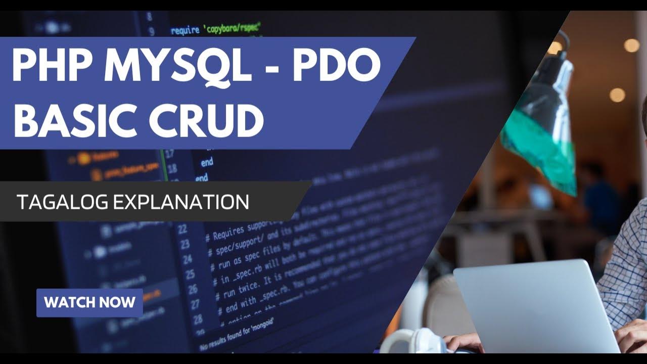 BASIC CRUD Using PDO - PHP MYSQL - YouTube