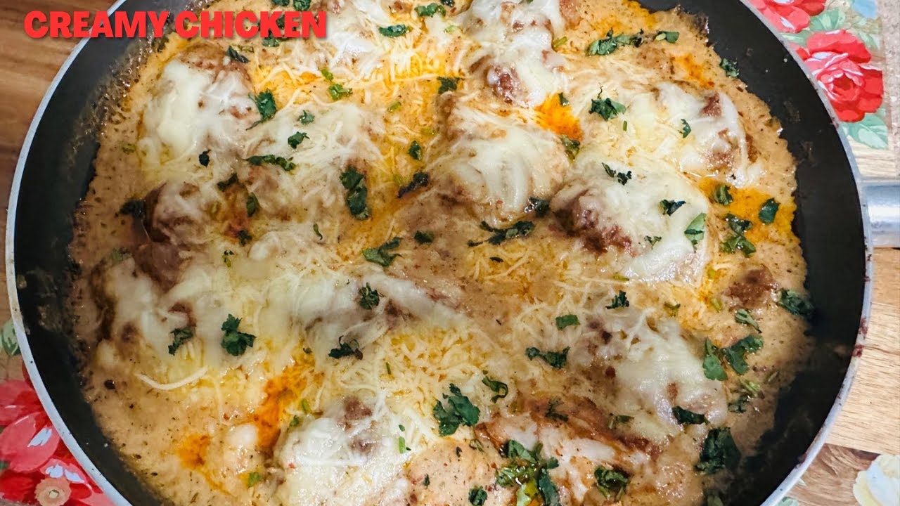 Creamy Chicken | Turkish Style Chicken |Chicken Cheese Recipe By Asma ...