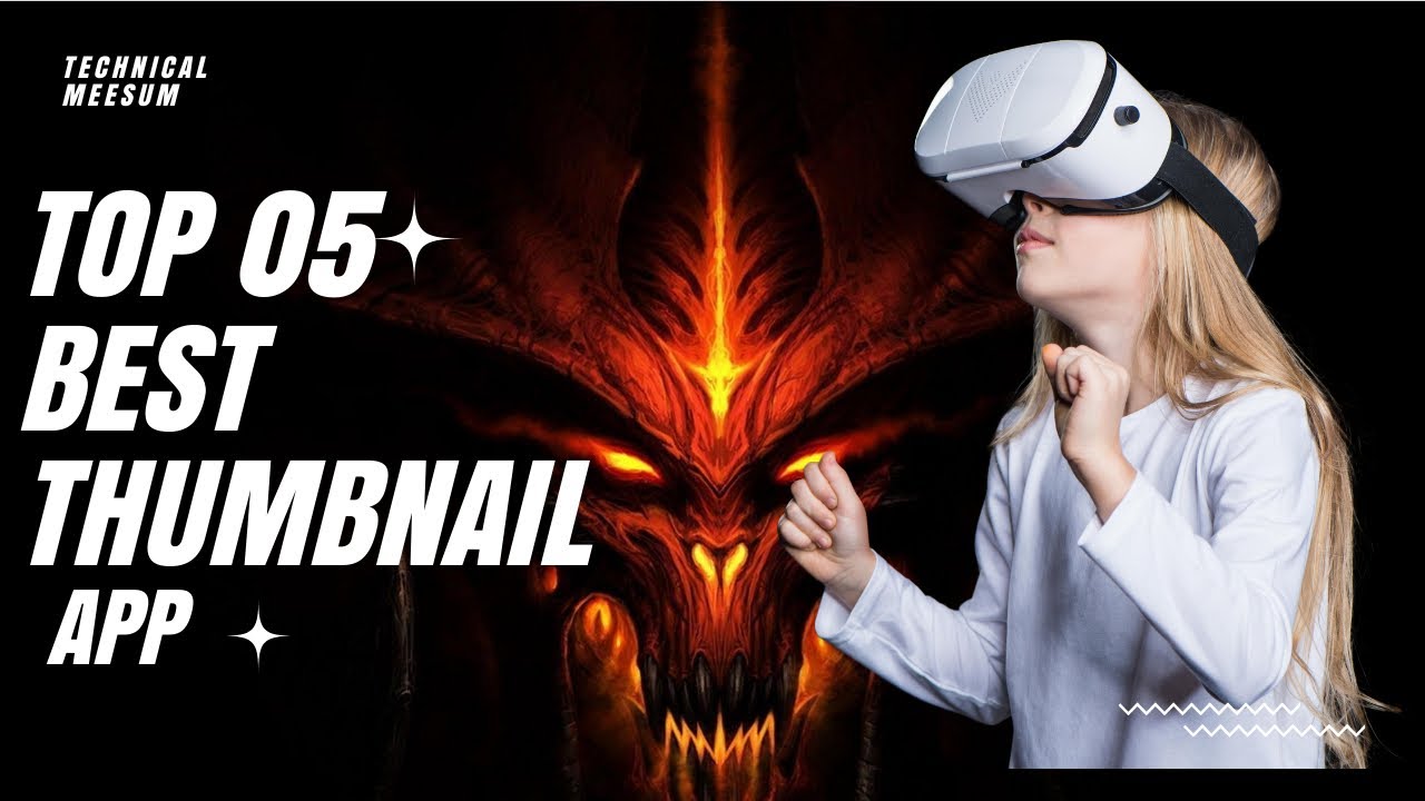 5 Best Thumbnail Maker Apps | Thumbnail Maker | Technical Meesum - YouTube
