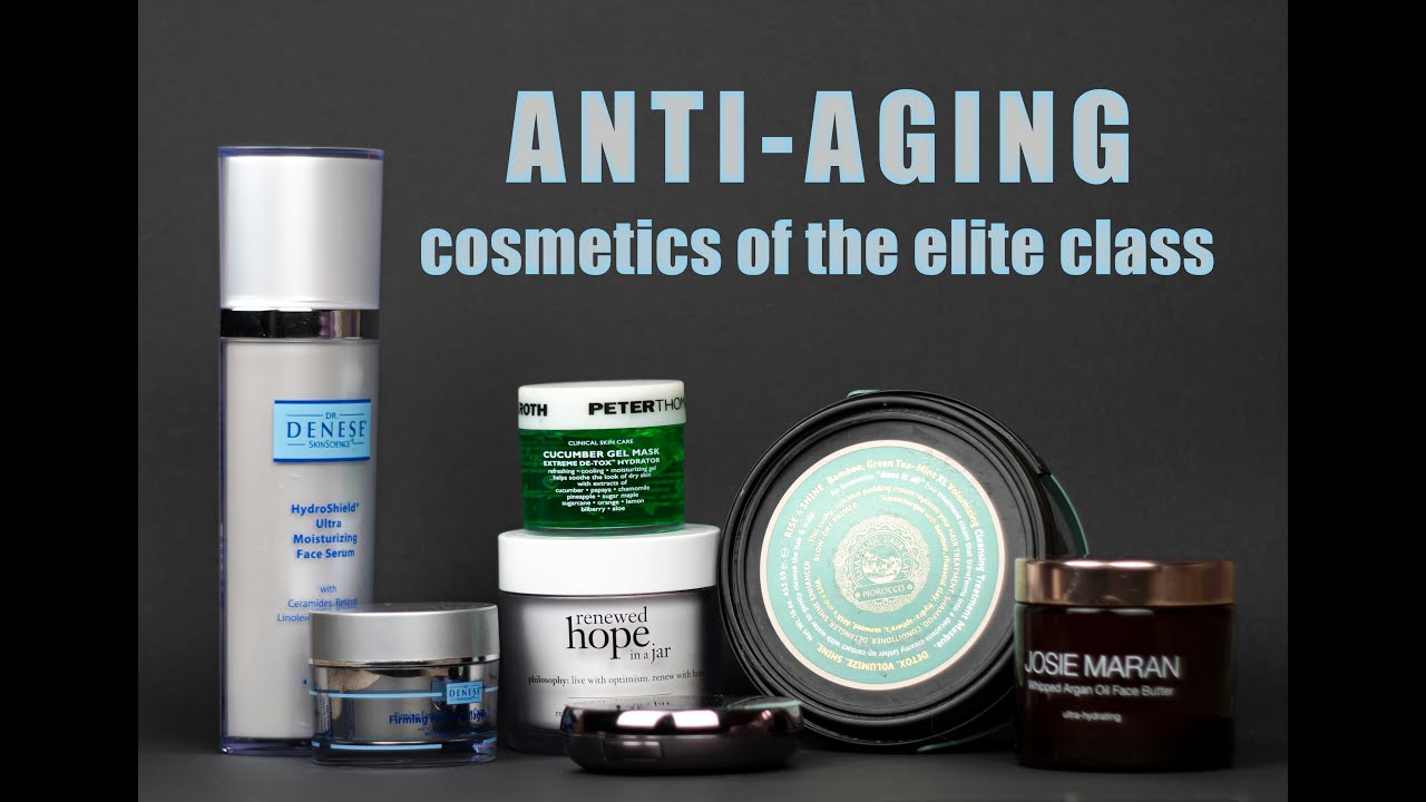 Anti-aging cosmetics of the elite class - YouTube