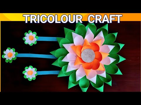 Independence Day Craft Ideas for School | Tricolour Craft Ideas | Paper ...