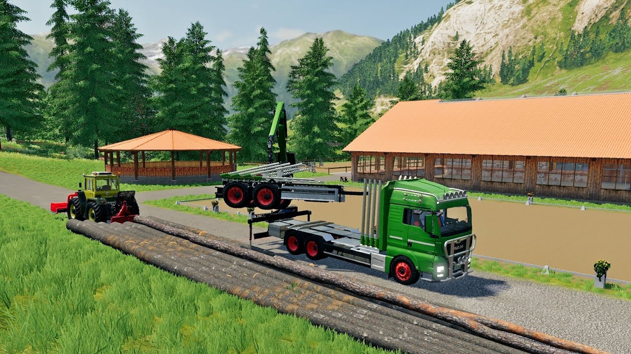 FS19 - Map Erlengrat 089 - Alpine DLC - Forestry and Farming - YouTube