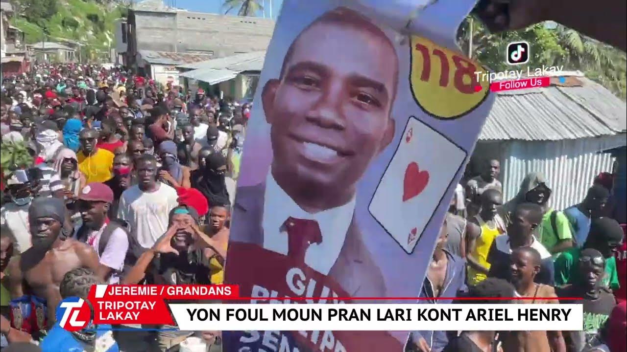 Bwa Mare pou Ariel Henry, Patizan Guy Philippe nan Jeremie pran lari nan moman an, anonse ...