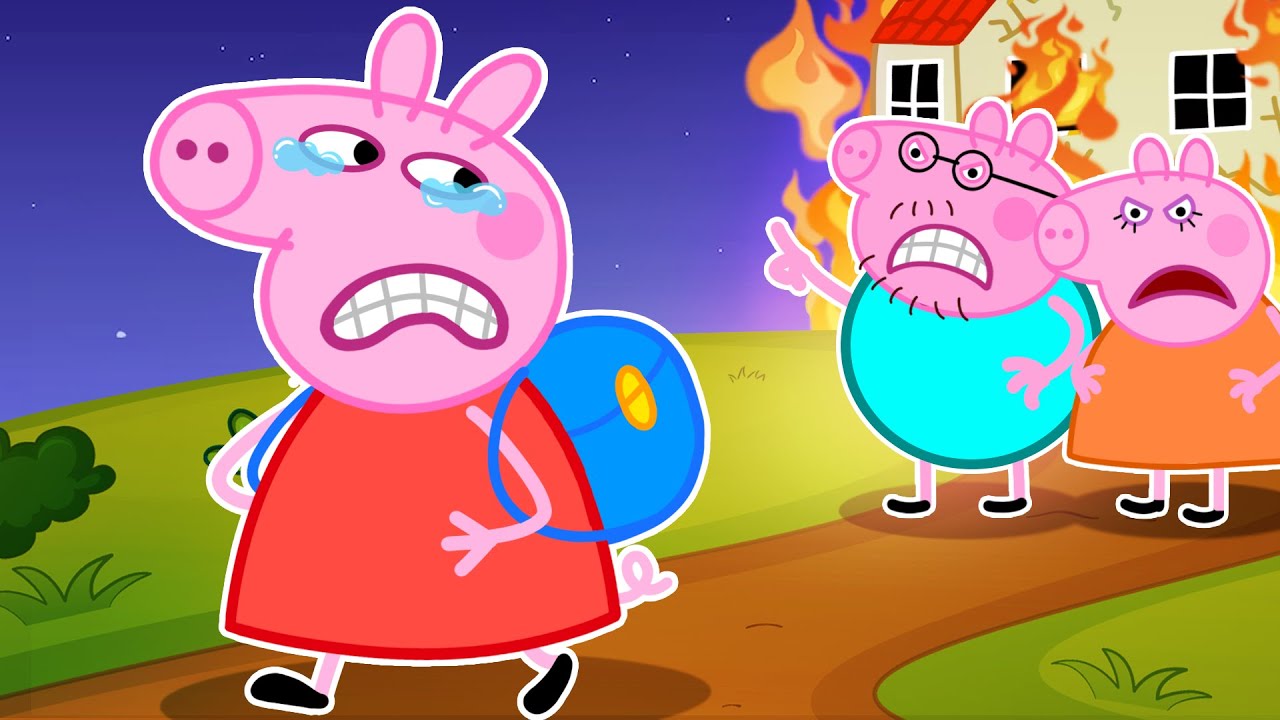 Oh No! Peppa Pig Rescued By Dad Pig - Peppa Pig Funny Animation - YouTube