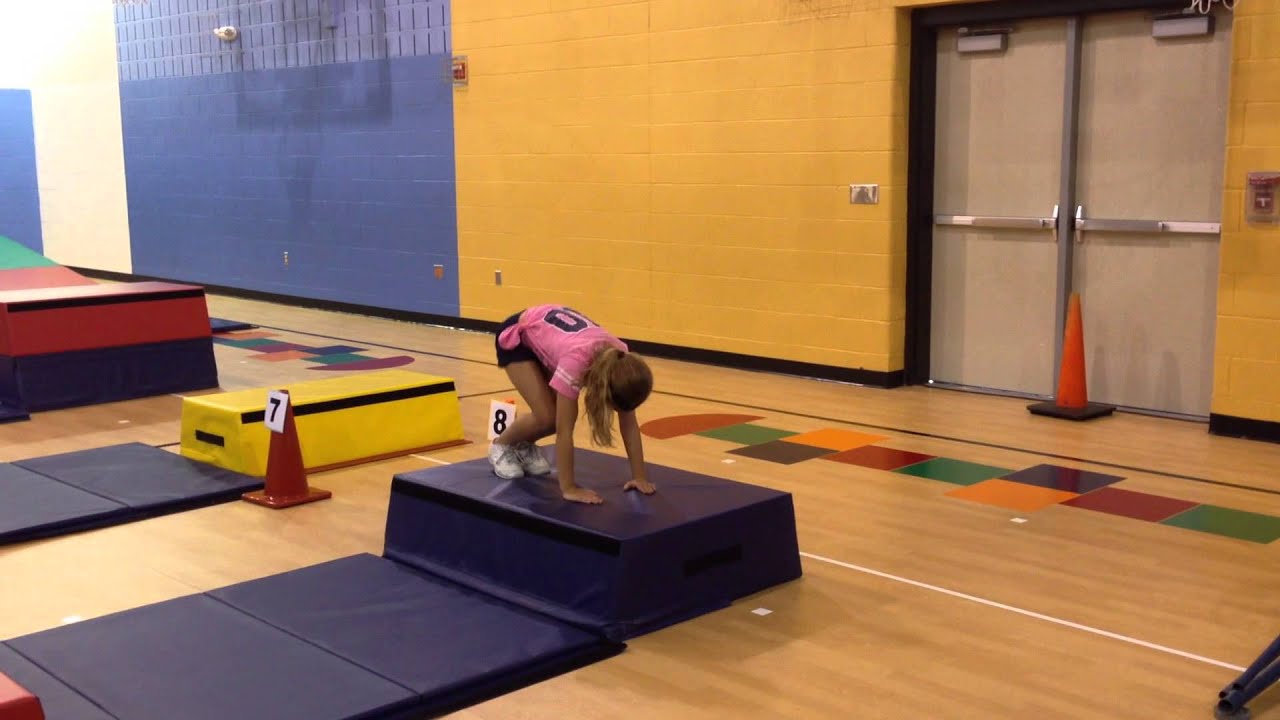 Vaulting Side Bunny Hop Over - YouTube