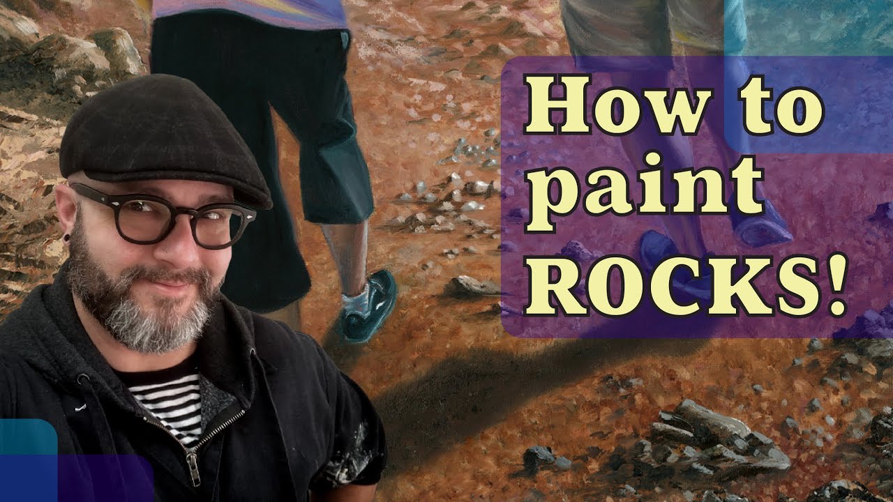 How to Paint Rocks with Oils - YouTube