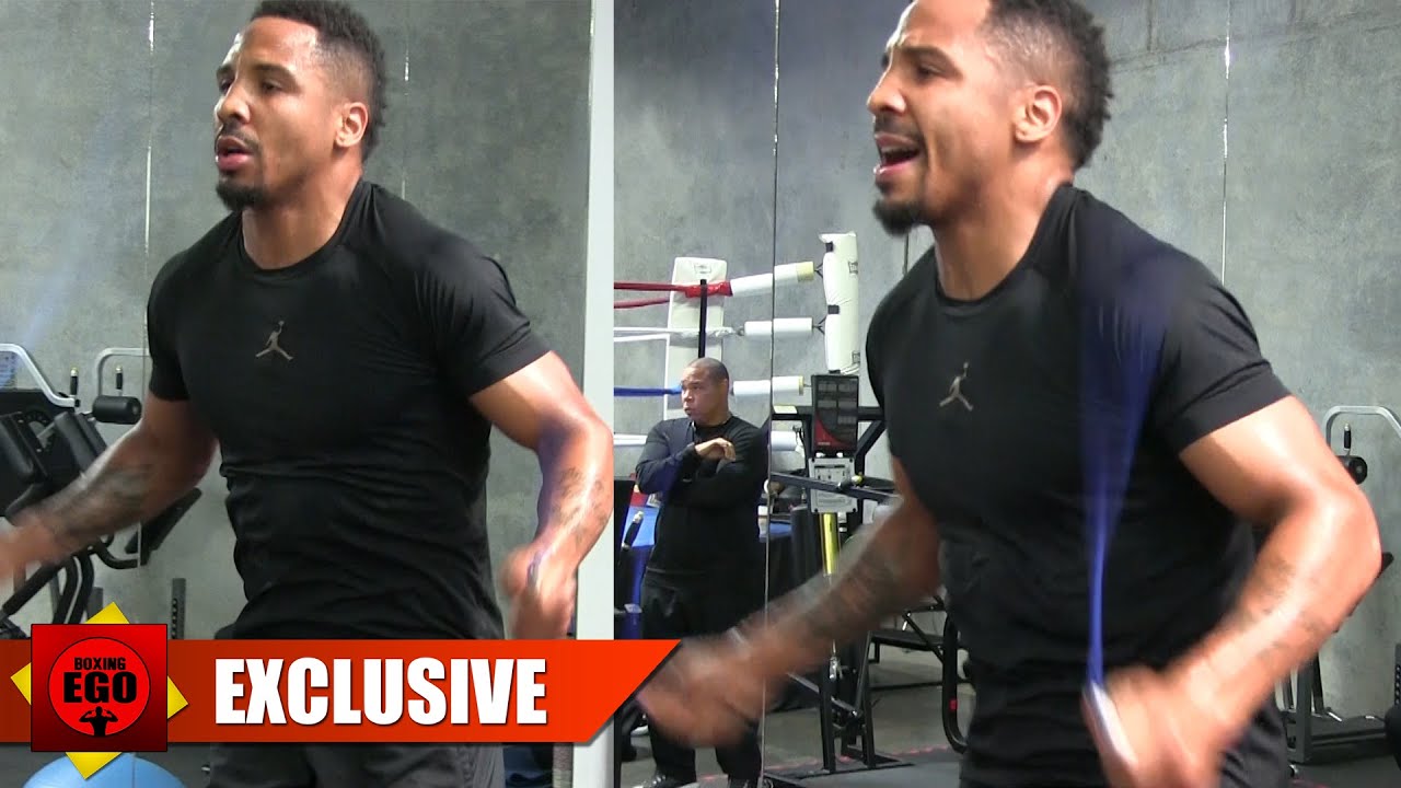 EXCLUSIVE: Andre Ward ANIMAL TRAINING CRAZY SPEED JUMP ROPE for next ...