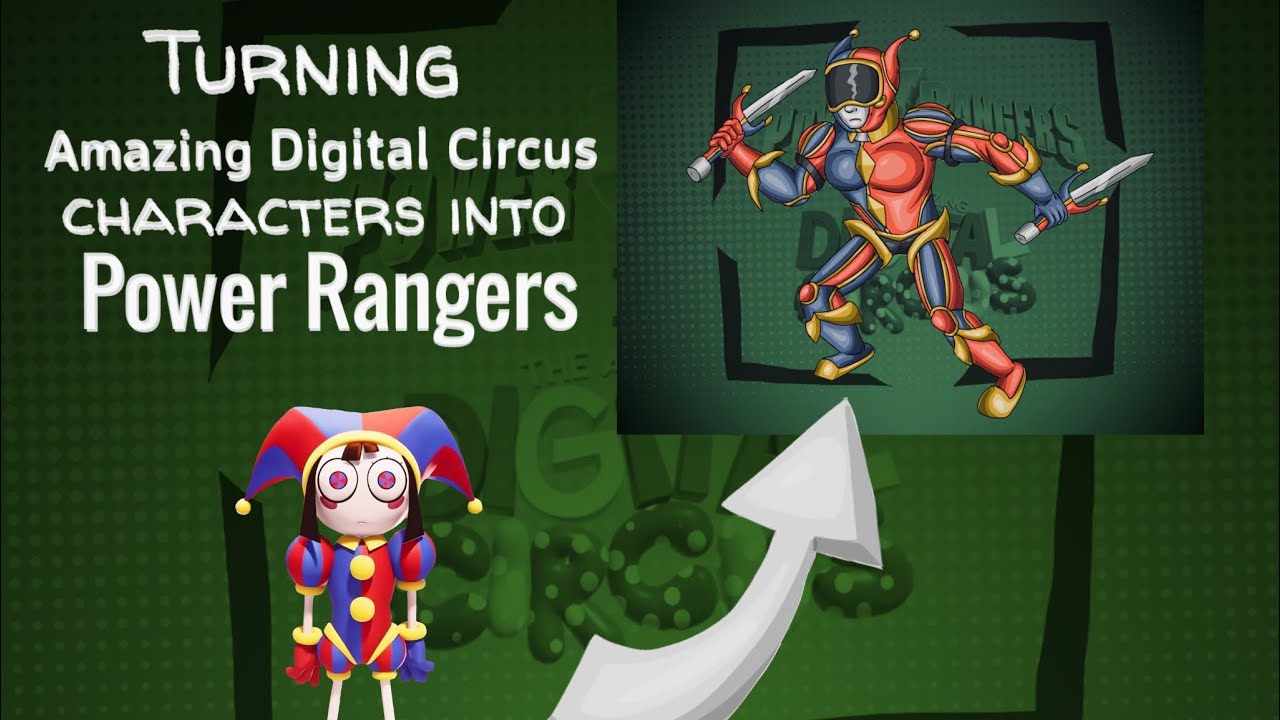 Turning Amazing Digital Circus Characters into Power Rangers (story and ...