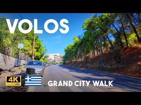 Volos Greece 4K Autumn Afternoon Grand City Walk - DJI Pocket 3 Cinematic Walking Tour