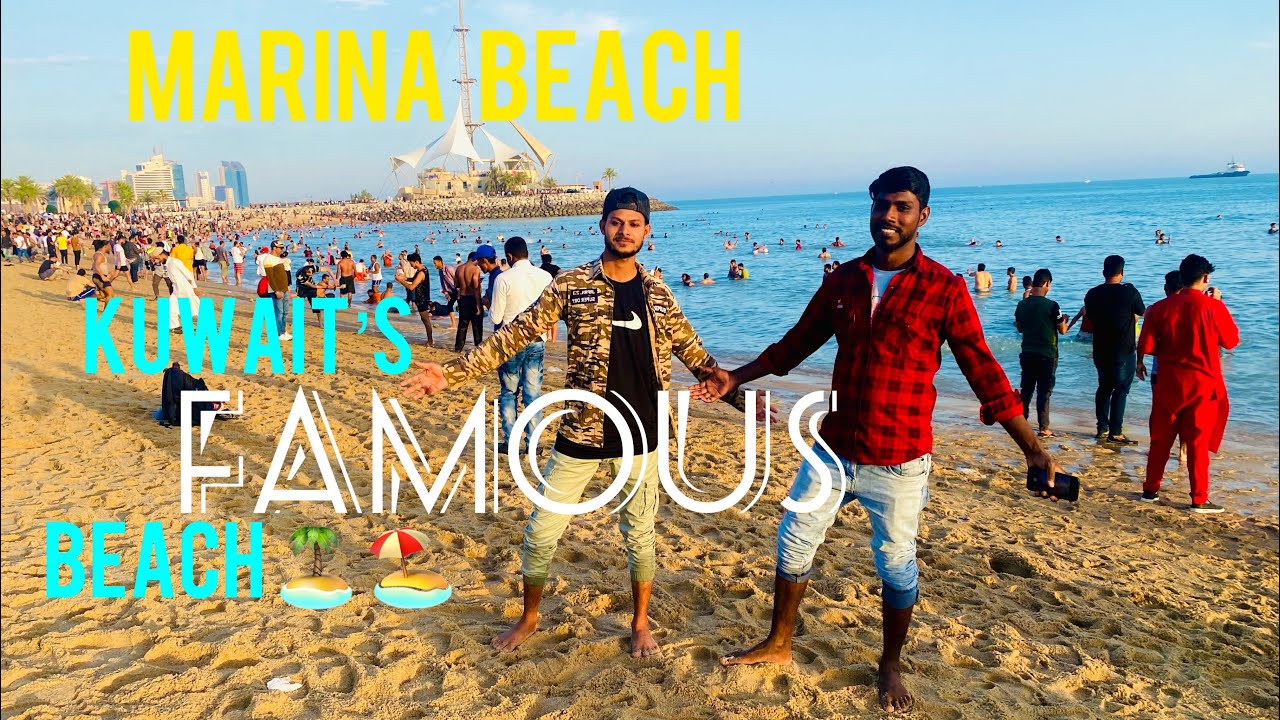 KUWAIT MARINA BEACH || Famous beach of Kuwait || SALMIYA BEACH - YouTube