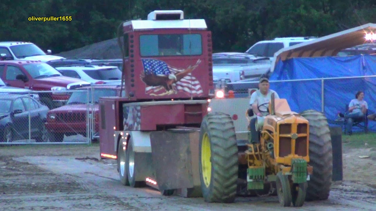 2016 Jacktown Fair 7500 4 mph Farm Stock Tractor Pull - YouTube