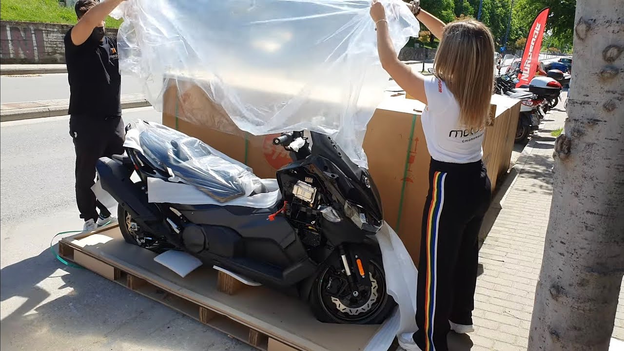 unboxing 2021 SYM TL 508 - YouTube