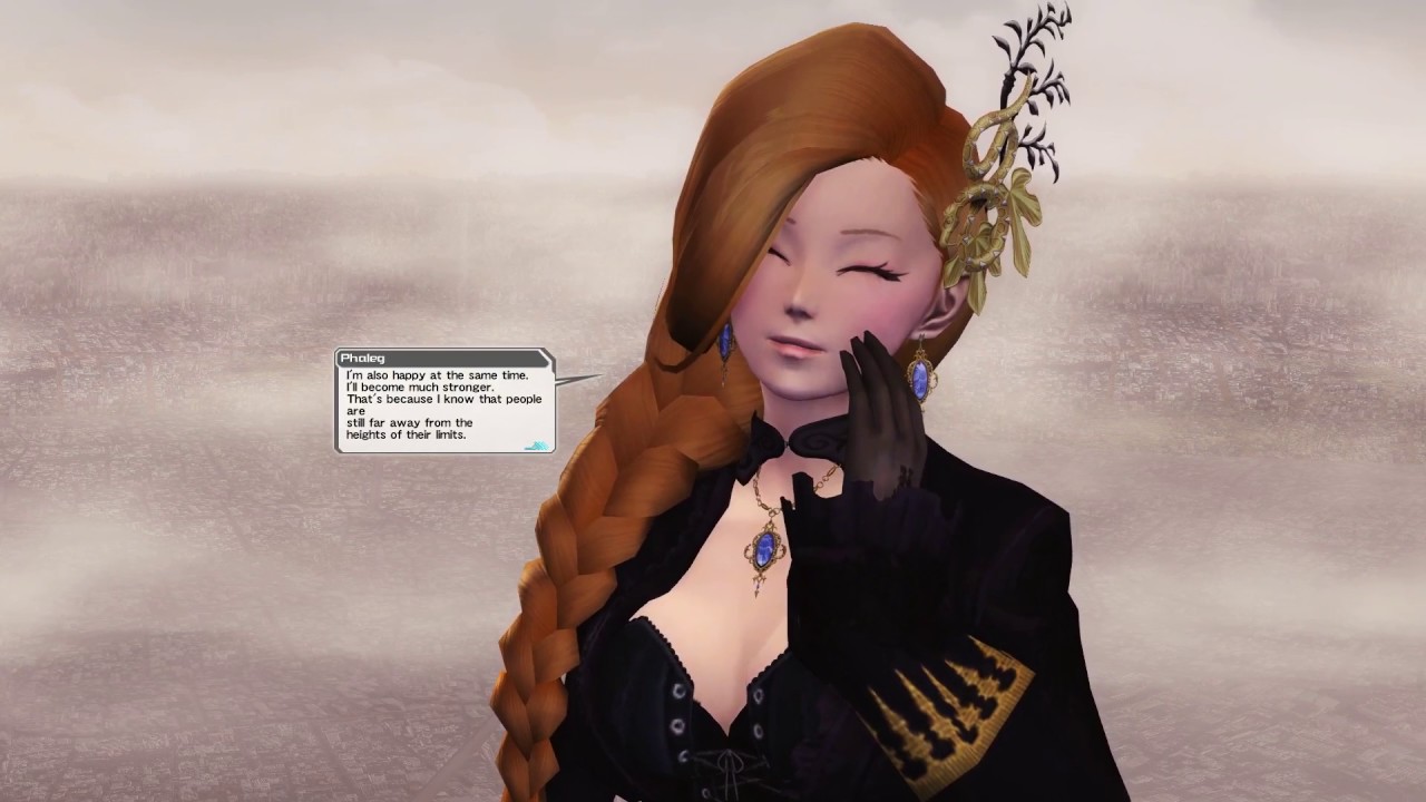 PSO2 - Demon Phaleg Battle Winning Cutscene - YouTube