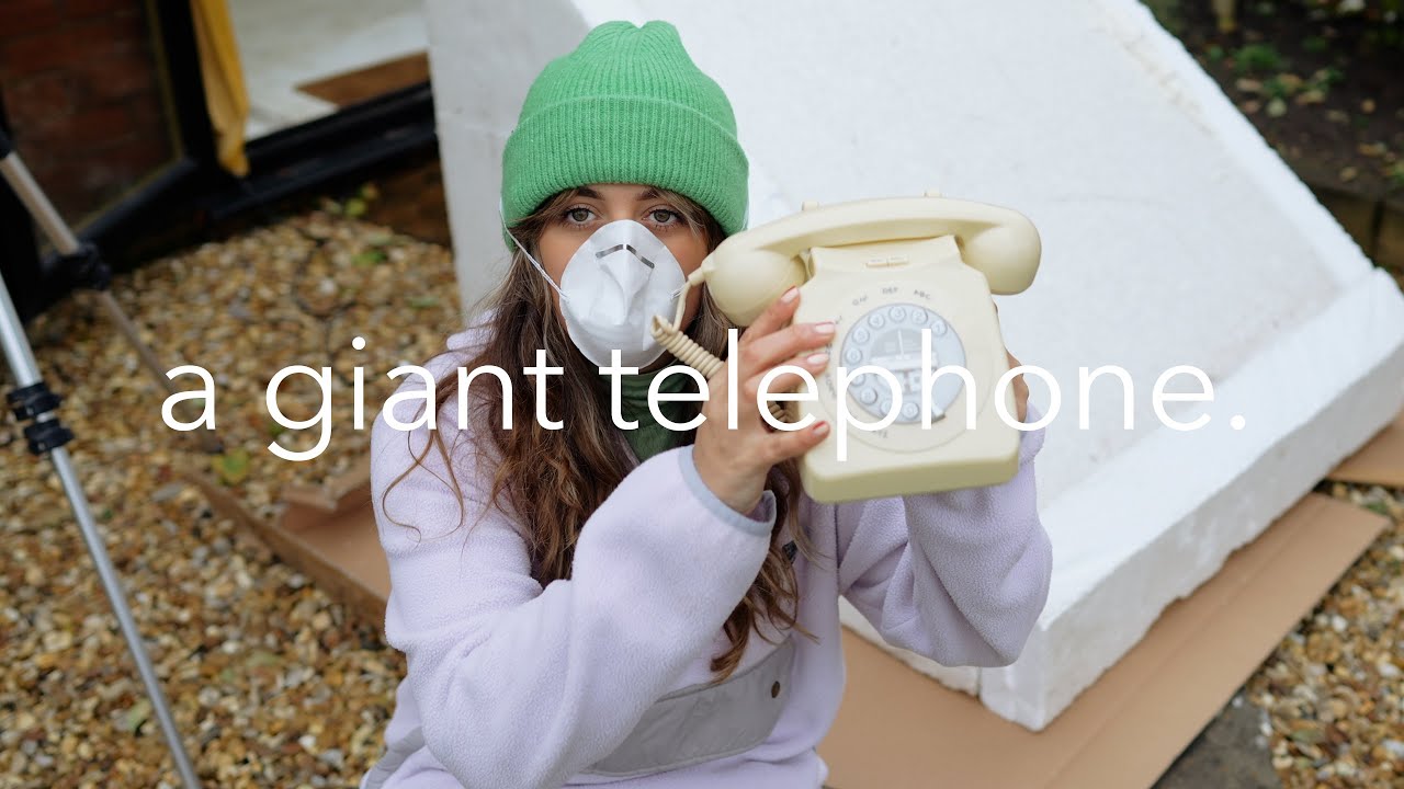 SET DESIGN - MAKING A GIANT TELEPHONE PROP FOR A SELF PORTRAIT | STUDIO ...