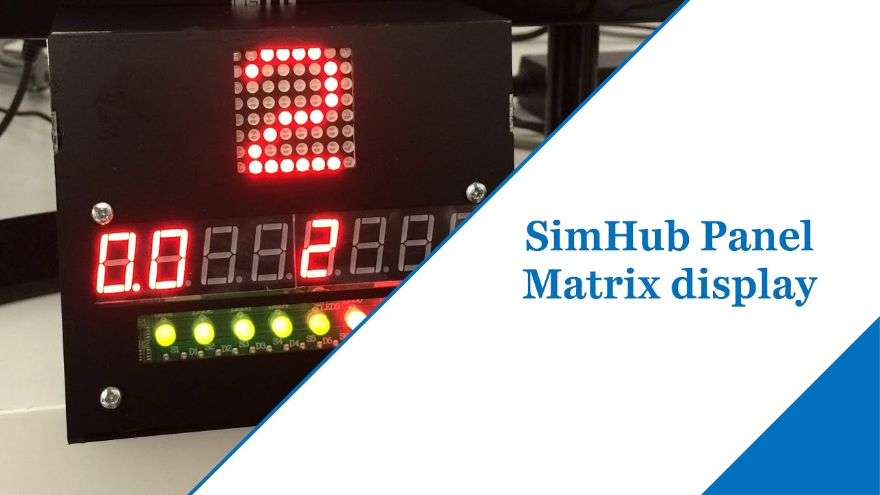 Matrix Display - SIMHUB |CZ/SK| - YouTube