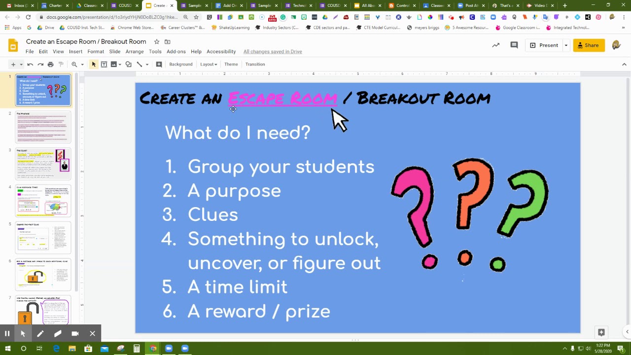 Forms: Create an Escape Room - YouTube