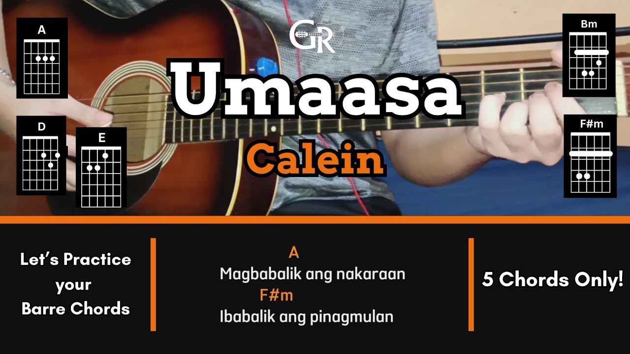 Umaasa - Calein | EASY! Guitar Tutorial (CHORDS, STRUMMING PATTERN ...