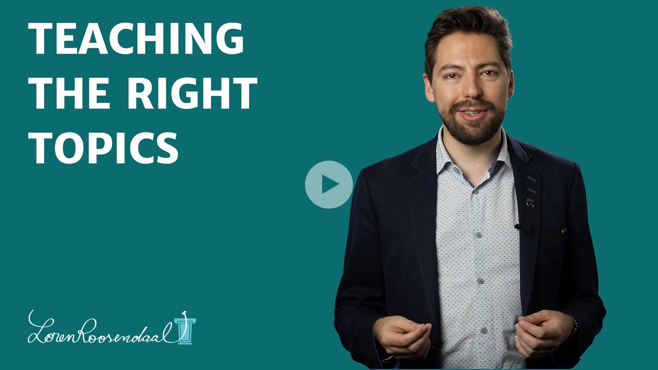 Ep.7 Teaching the right Topics - Learning Transformed | Loren ...