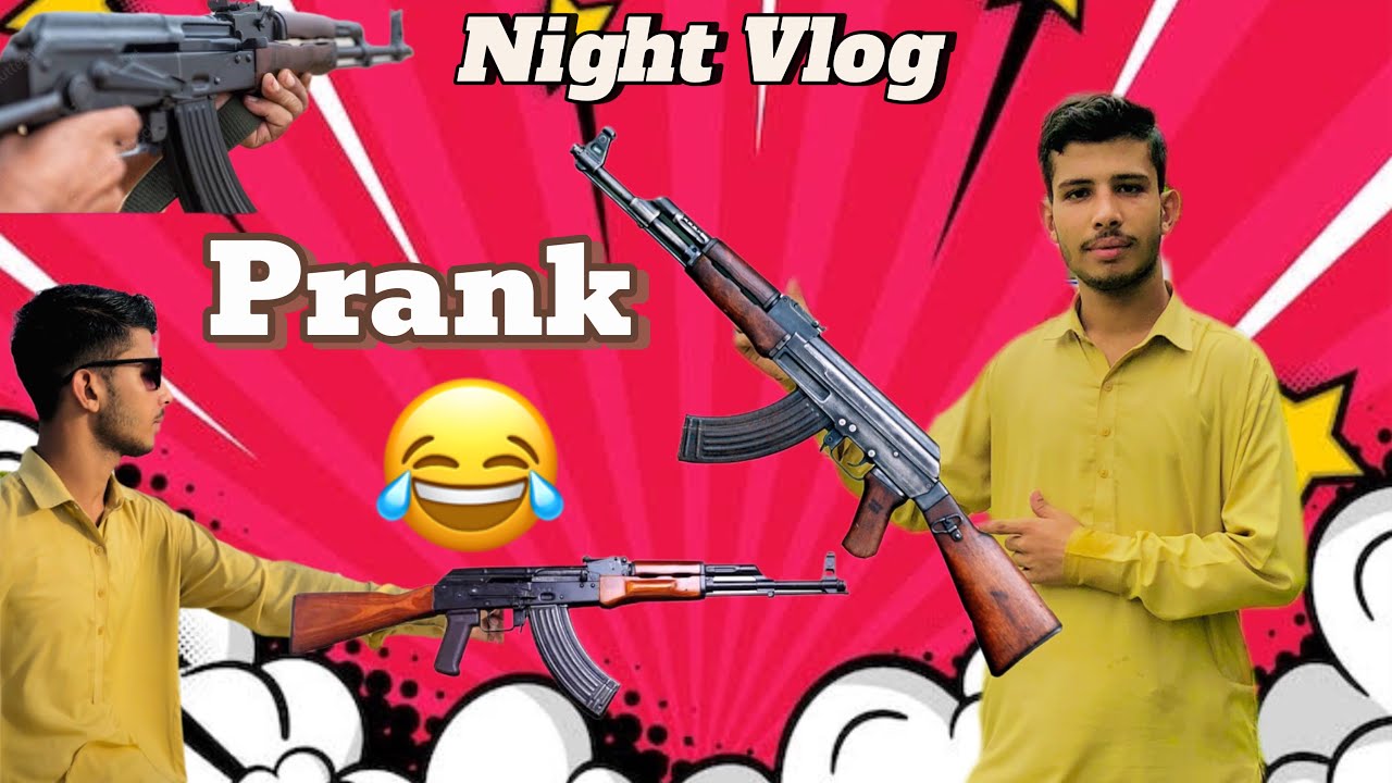 Prank Gun Video Funny vlog 😃😸||VlogerAK-47ali| - YouTube