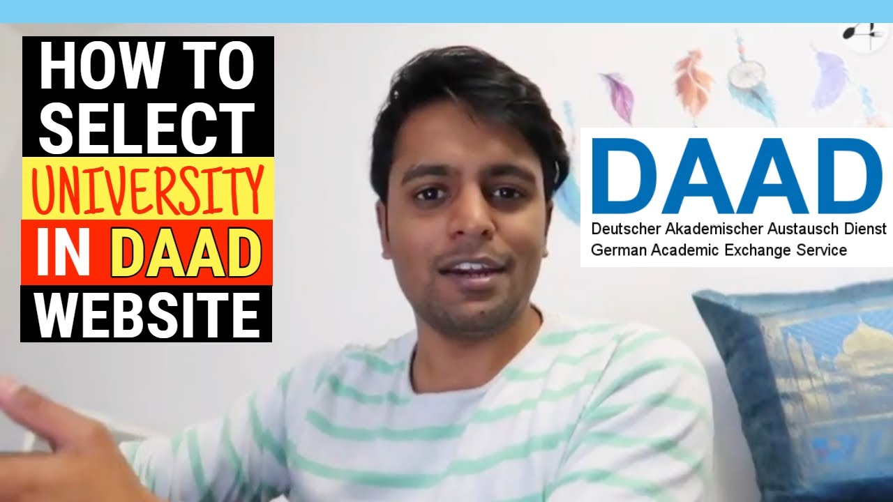 DAAD Website | How to select Universities in DAAD website | All4Food ...
