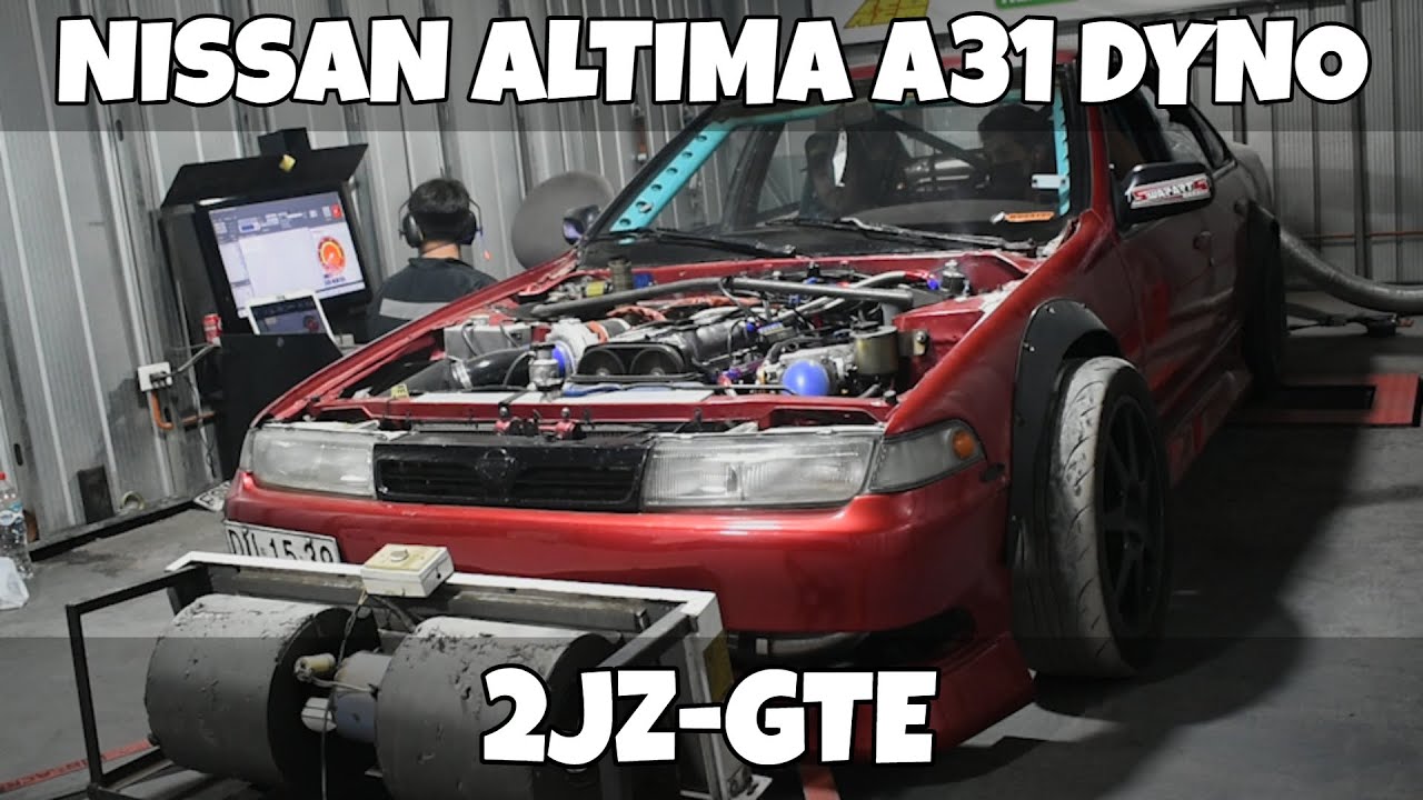 2JZ Nissan Altima A31 (Cefiro) Dyno - YouTube