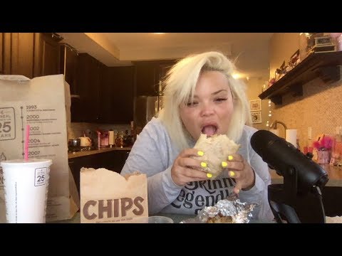 CHIPOTLE *ASMR* MUKBANG EATING SHOW!