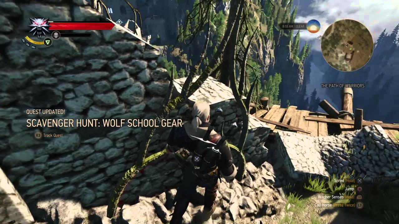 The Witcher 3 - Wolf school gear locations - Steel sword and armor ...