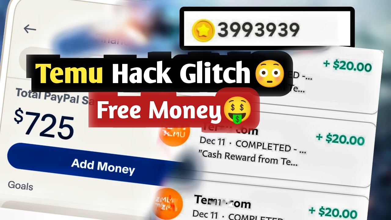 Temu Method Temu Hack Temu Glitch Temu coupon code Temu Money Method free stuff free money make ...