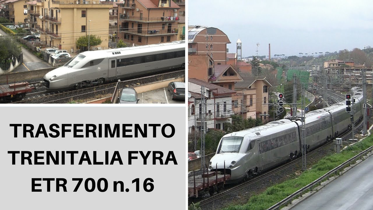 Trasferimento Fyra ETR 700 n.16 a Monterotondo - YouTube