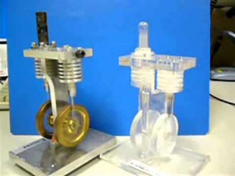 PLASTIC (ACRYLIC) STIRLING ENGINE - YouTube