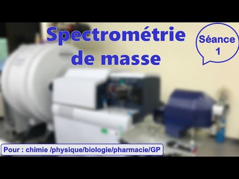 spectrométrie de masse 1 : principe et appareillage - YouTube
