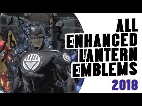 DCUO All Enhanced Lantern Emblems - YouTube